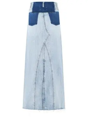 MAISON MARGIELA Light Denim Maxi Skirt