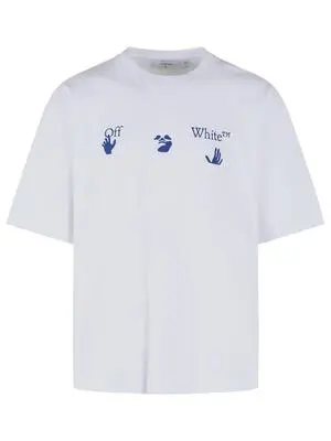 Off-White Bacco Arrow' Cotton T-shirt - White