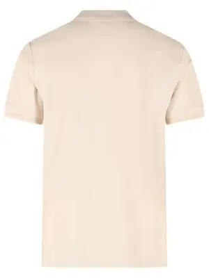 Burberry Eddie Ekd' Beige Cotton Polo Shirt - Cream