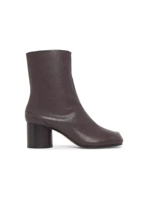 MAISON MARGIELA Tabi Leather Ankle Boots - Brown