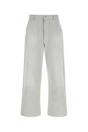 MAISON MARGIELA Cotton Trousers - Gray