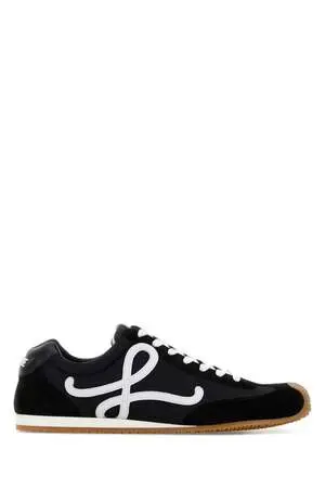 Loewe Canvas And Suede Ballet Runner 2.0 Sneakers - Black
