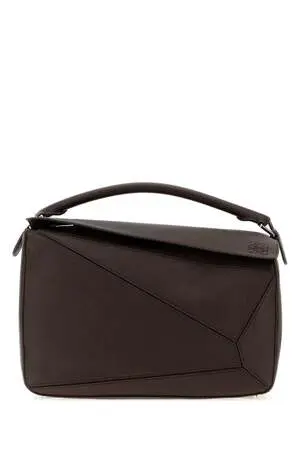 Loewe Large Puzzle Handbag - Brown