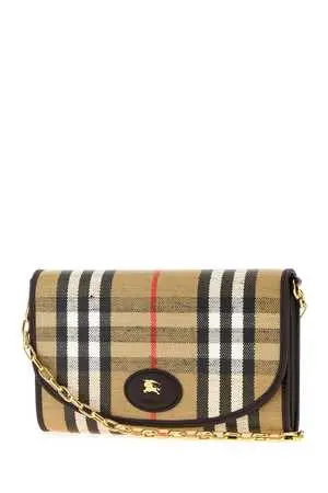 Burberry Printed Canvas Highlands Wallet - Multicolor