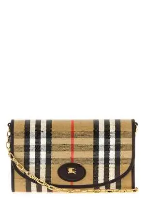 Burberry Printed Canvas Highlands Wallet - Multicolor