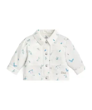 Dior Embroidered Baby Jacket - Ivory