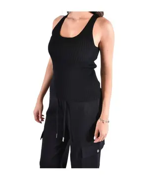 Michael Kors Ribbed Scoop-neck Tank Top