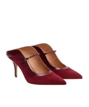MALONE SOULIERS Delphi 70 Suede Mules - Brown