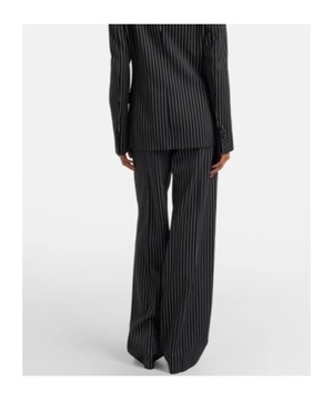 TOM FORD Striped Wool And Cotton Straight Pants