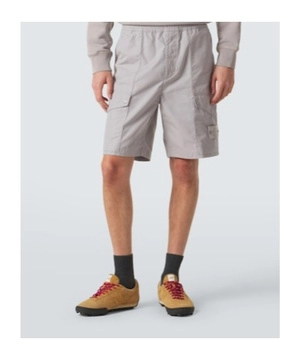 Stone Island Ghost Cotton Canvas Cargo Shorts