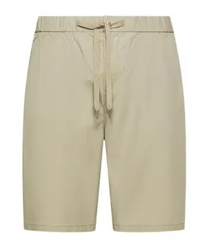 SUN 68 Drawstring Waist Shorts - Beige, Gray