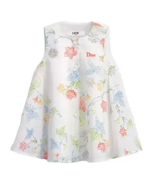 Dior Baby Flared Dress - White