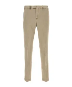 PT TORINO Cotton-blend Trousers - Nude