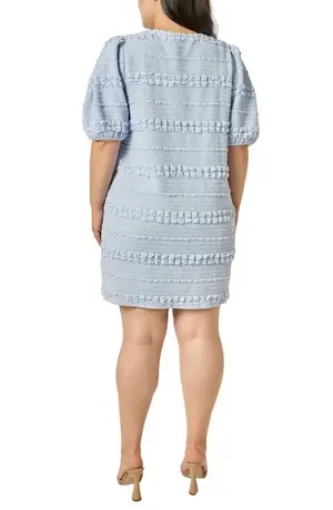 English Factory Smocked Minidress - Powder Blue