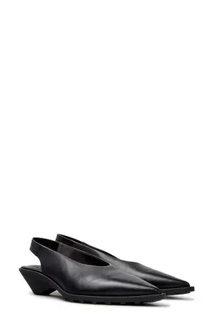 Camper Anita Slingback Pointed Toe Flat - Black