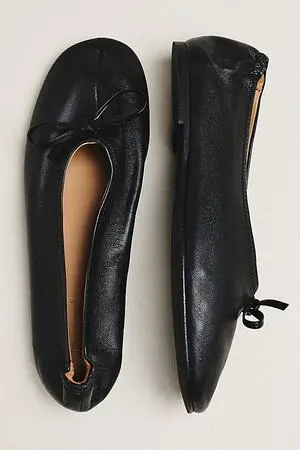 FLATTERED Blaise Ballet Flats - Black Leather