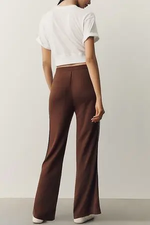 Daily Practice Sport Stripe Track Pants - Chocolate