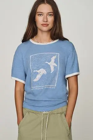 PILCRO Cotton Heritage Ringer T-shirt
