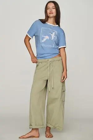 PILCRO Cotton Heritage Ringer T-shirt