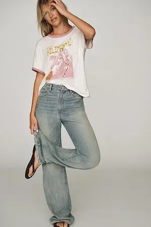 PILCRO Cotton Heritage Ringer Tee