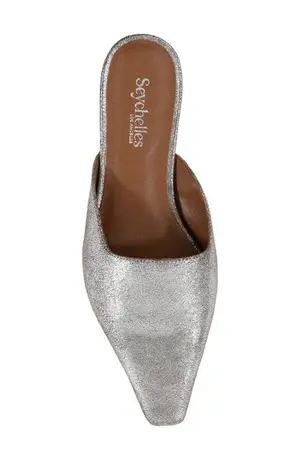 Seychelles Mocktail Ii Pointed Toe Mule - Pewter