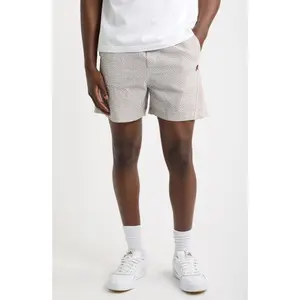 MALBON Valero Textured Shorts - Taupe Multi