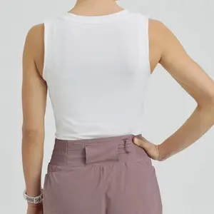 PRUZAN Super Soft Fitted Tank Top - Salt
