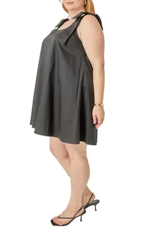 English Factory Bow Shoulder Sleeveless Minidress