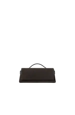 Brunello Cucinelli Brunello Cucinelli Suede Essence Clutch Bag Brown