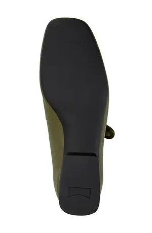 Camper Casi Myra Mary Jane Flat - Dark Green