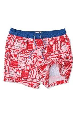 PARTY PANTS 5-inch Swim Trunks - Cream
