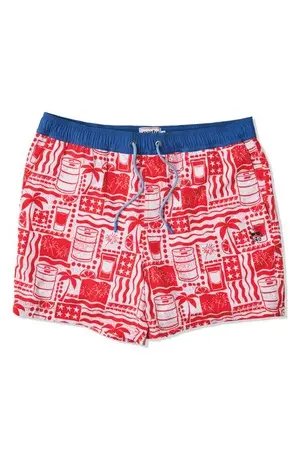 PARTY PANTS 5-inch Swim Trunks