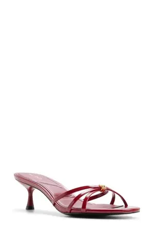 Aldo Madalyn Strappy Slide Sandal - Dark Red