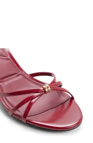 Aldo Madalyn Strappy Slide Sandal - Dark Red