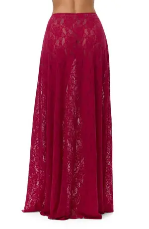 Naked Wardrobe Lace Maxi Skirt