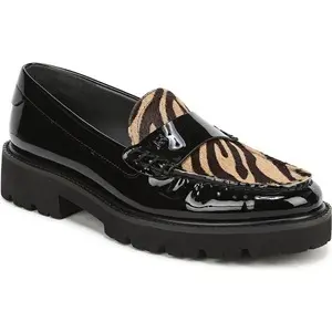 Franco Sarto Saffron Lug Sole Loafer - Black