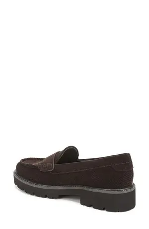 Franco Sarto Saffron Lug Sole Loafers - Brown