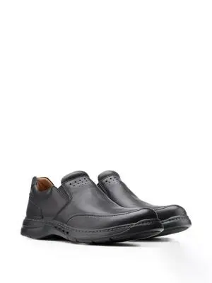 Clarks Un Brawley Step Leather Slip-on Shoes