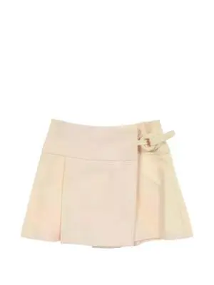 LOUIS VUITTON Mini 2000s Wrap-style Pleated Skirt - Neutrals