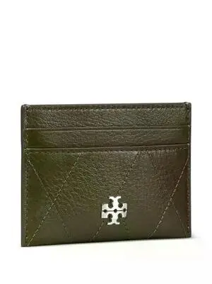 Tory Burch Charlie Quilted Logo-plaque Cardholder