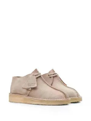 Clarks Desert Trek Suede Shoes - Neutrals