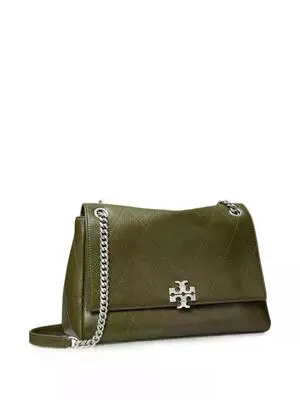 Tory Burch Medium Quilted Logo-plaque Shoulder Bag