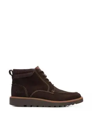 Clarks Barnes Mid Lace-up Boots - Brown
