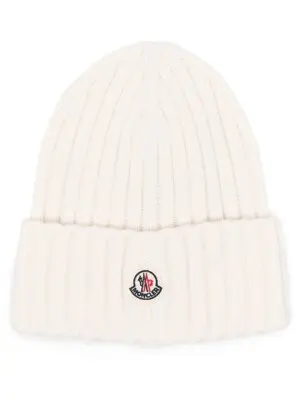 Moncler Hat Wool - White