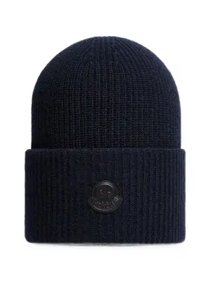 Moncler Hat Wool - Blue