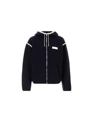 Givenchy Hooded Coat - Blue