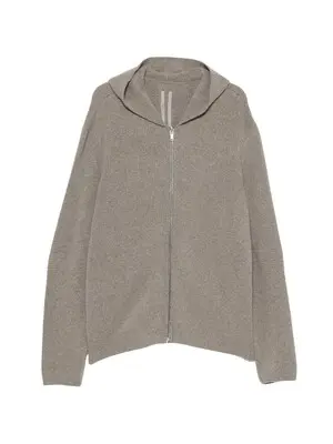 Rick Owens Zipped Hoodie - Gray