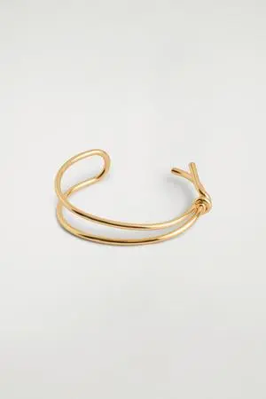 Cos Knotted Cuff - Gold