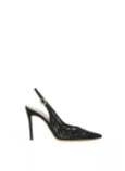GIANVITO ROSSI Slingback High Heel Pumps - Multicolor