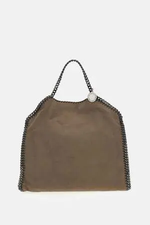 Stella McCartney Falabella 3-chain Bag In Alter Suede - Multicolor